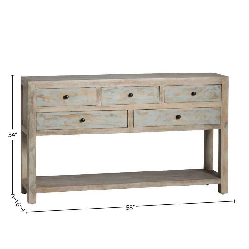 Gracie Oaks Grand Harbor 58" Console Table | Wayfair
